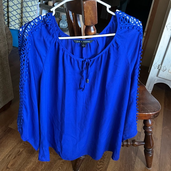 Zac & Rachel | Tops | Zac And Rachel Large Blouse | Poshmark